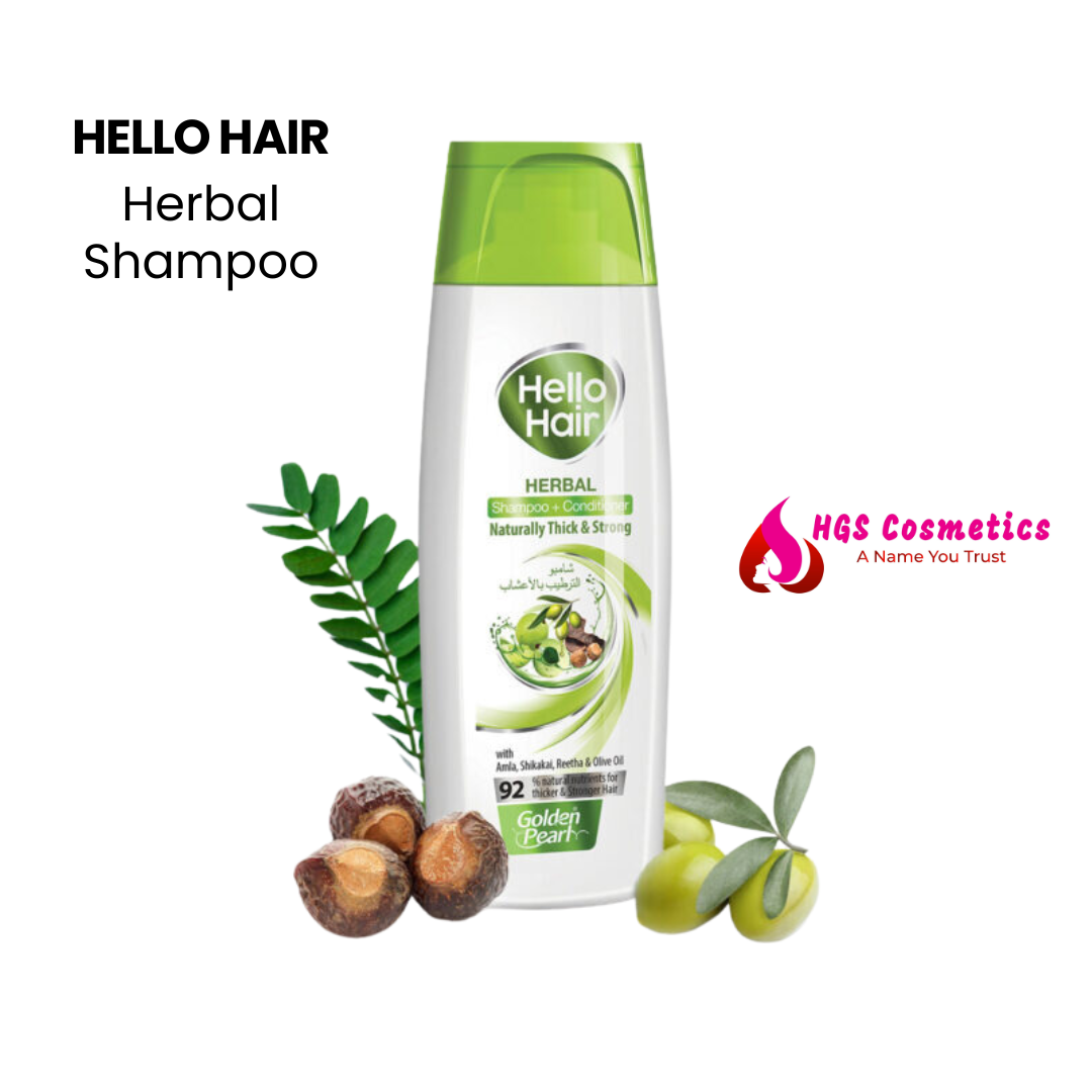 Golden Pearl Hello Hair Herbal Shampoo – HGS Cosmetics
