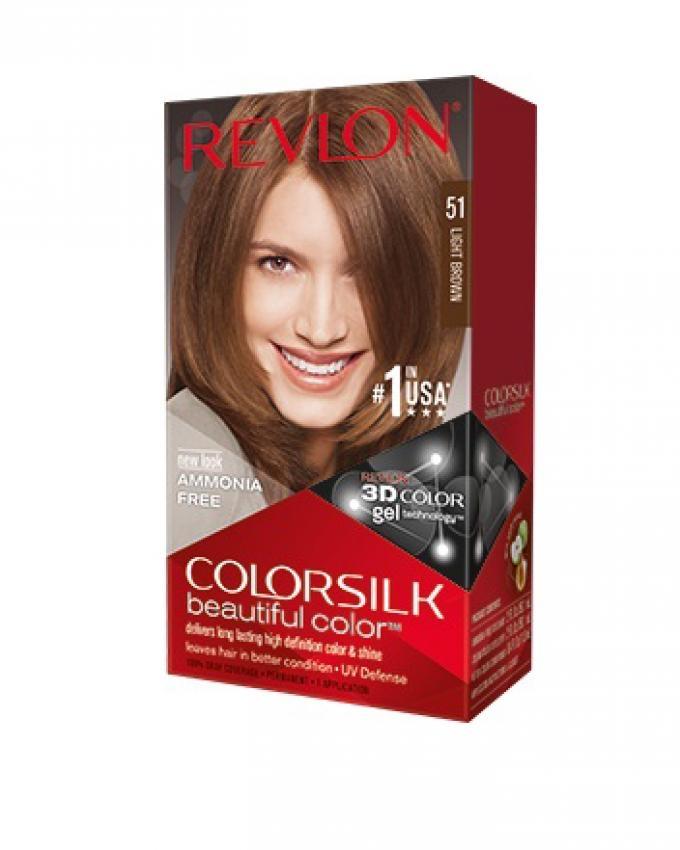 Buy Revlon Color CreamSilk Hair Color Cream 51 Light Brown In Pakistan